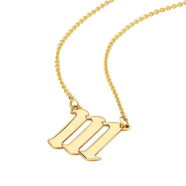 14K Gold Angelical 111 Pendant – David's House of Diamonds