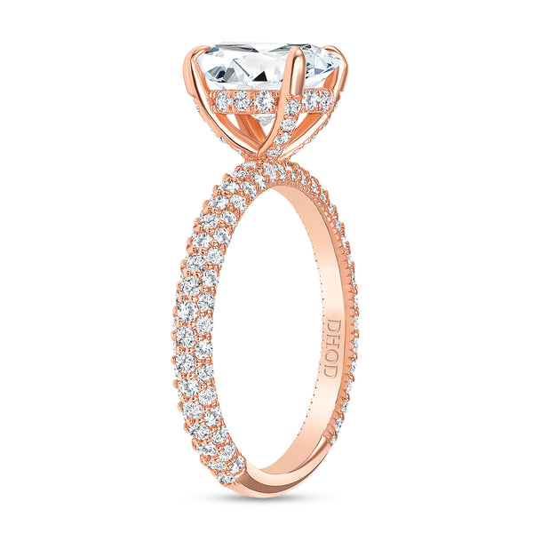 14k Moissanite Oval Engagement Ring – David's House of Diamonds